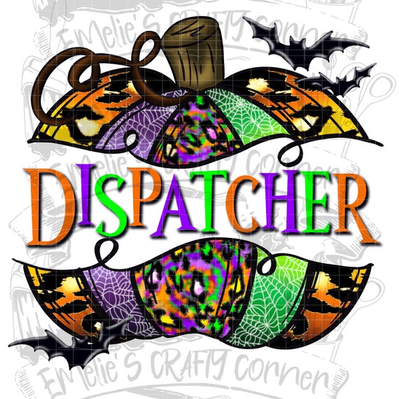 Spooky Dispatcher Pumpkin Png Halloween Dispatcher Pumpkin - Etsy