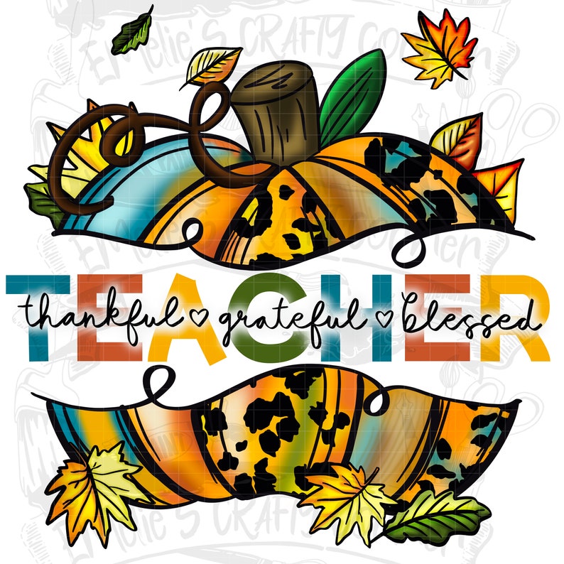 Teacher ORIGINAL ARTWORK Teacher Fall Png Fall Teacher - Etsy