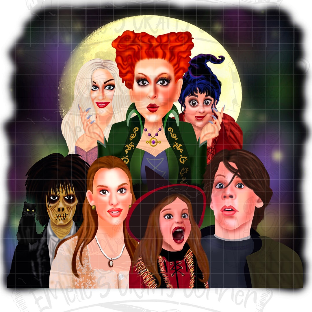 Hocus Pocus Sublimation Bundle, ORIGINAL ARTWORK, Hocus Pocus Png ...