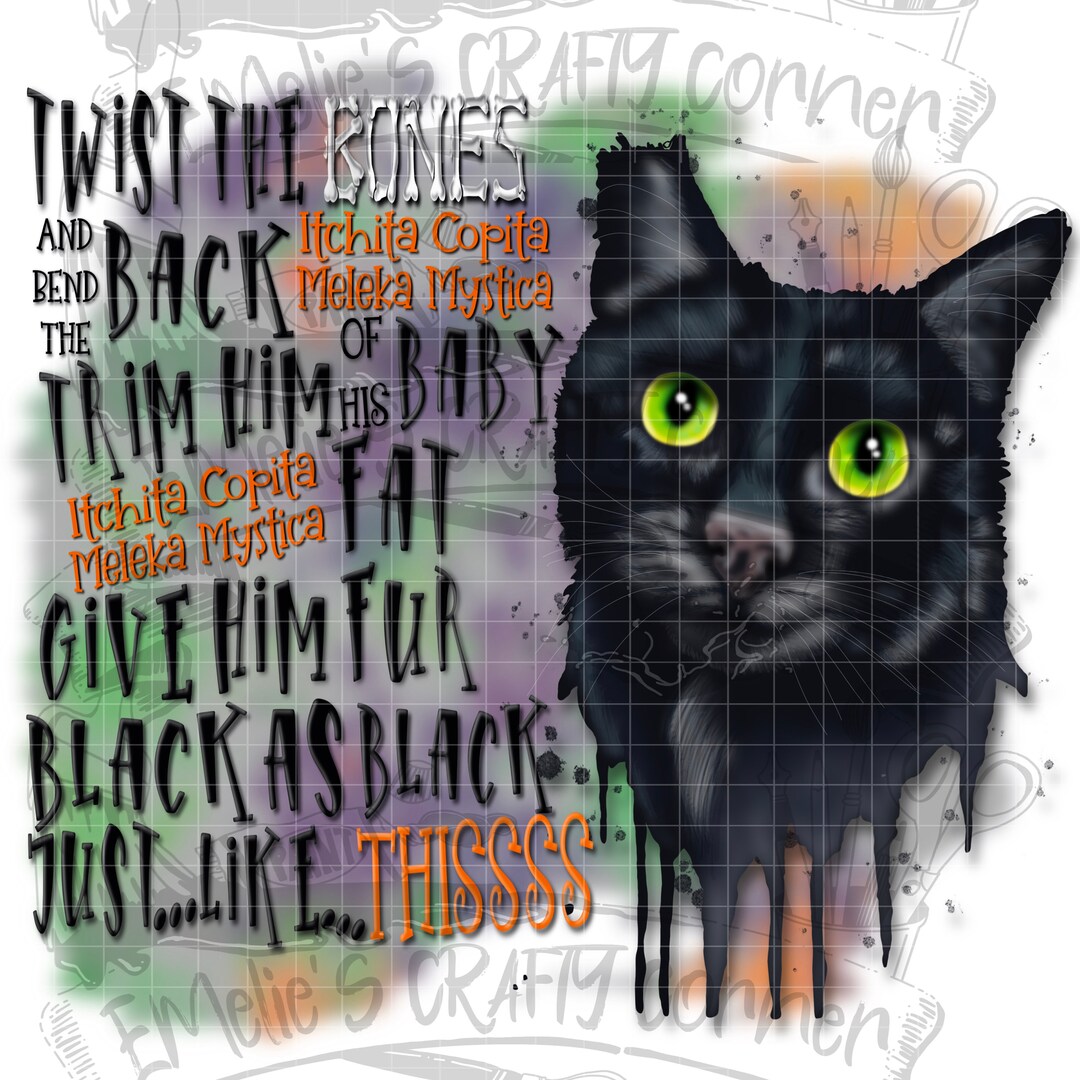 Binx Spell Png, Hocus Pocus Sublimation, Sublimation, Digital Download ...