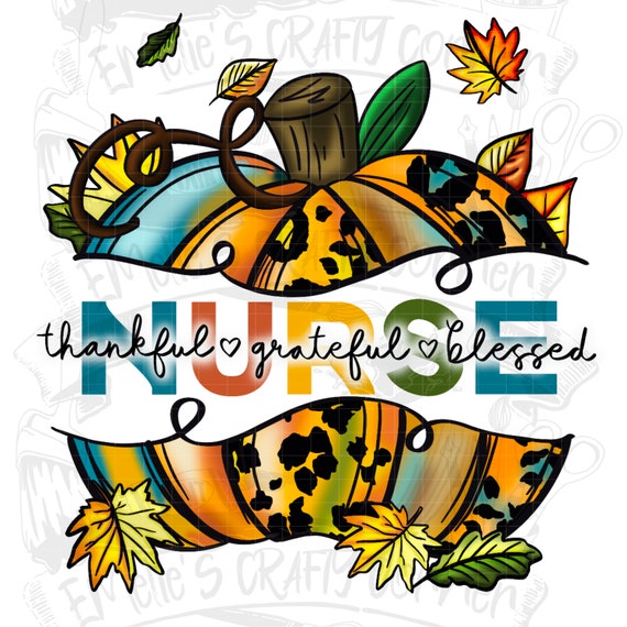 Fall Nurse ORIGINAL ARTWORK Nurse Fall Png Fall Nurse - Etsy
