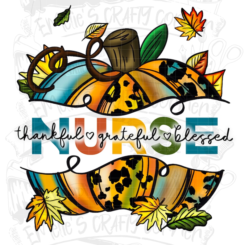 Fall Nurse ORIGINAL ARTWORK Nurse Fall Png Fall Nurse - Etsy