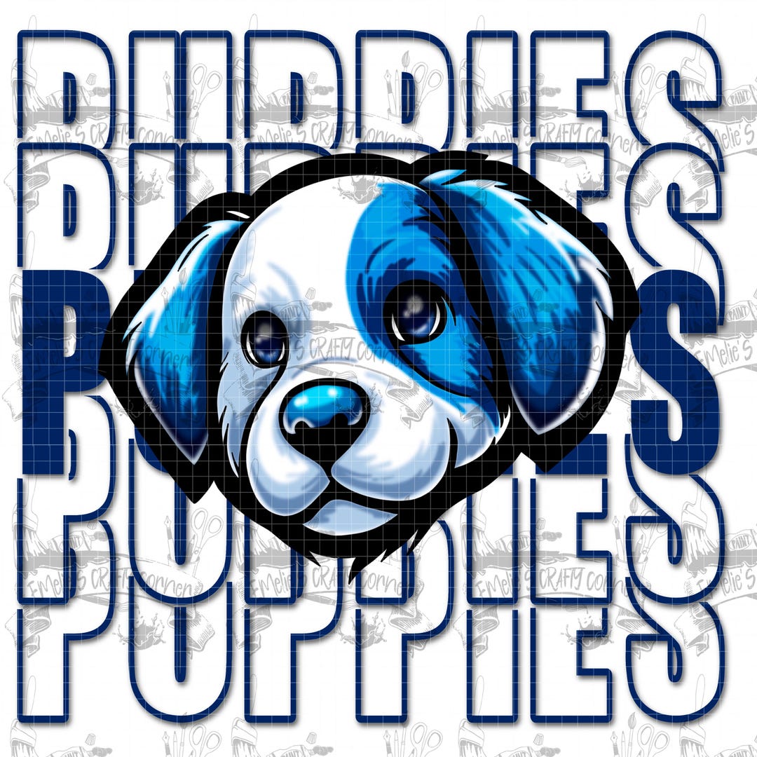 Puppies School Spirit Png, School Mascot Png, Elementary School ...