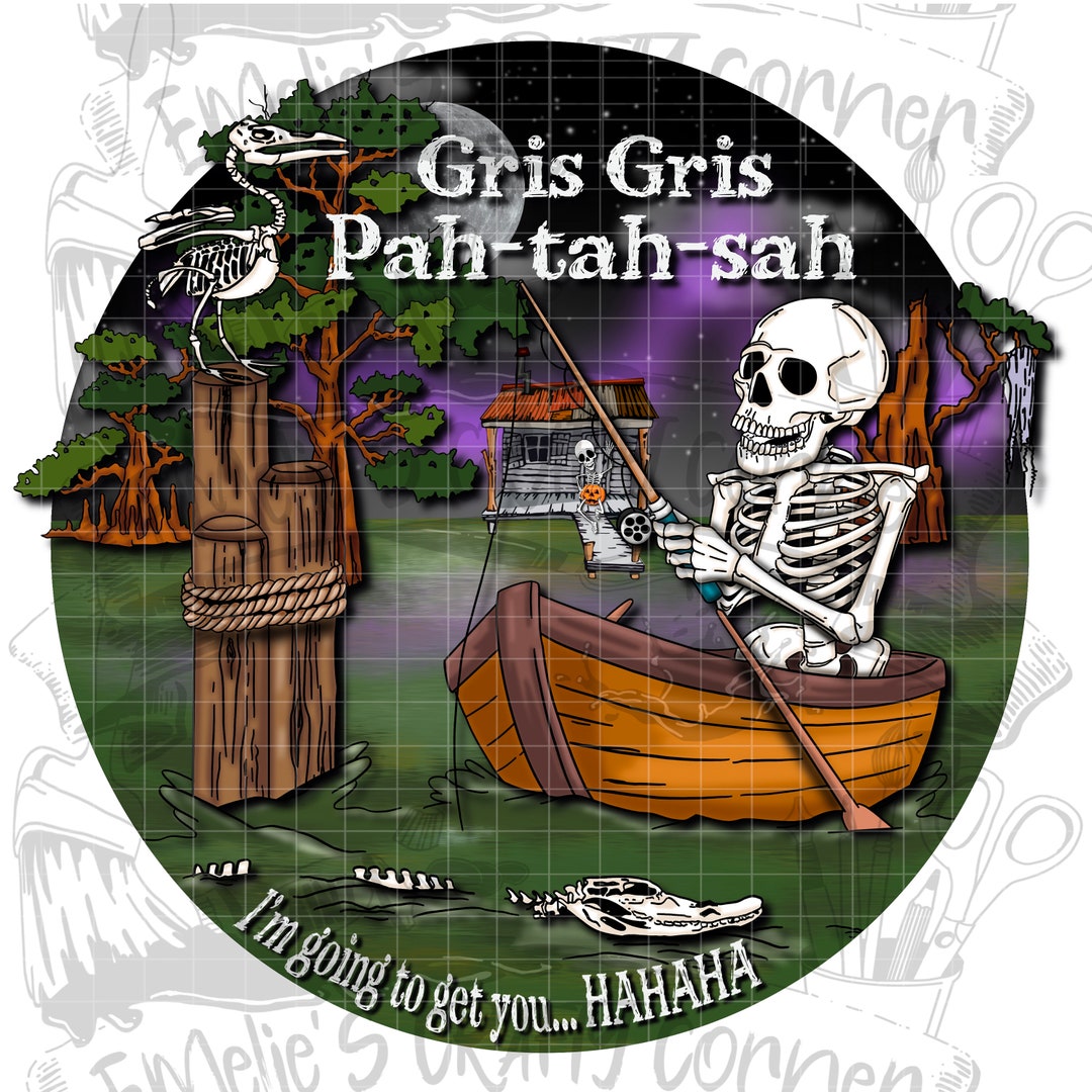 Gris Gris Png, I Put a Gris Gris on You Png, Cajun Halloween Png ...