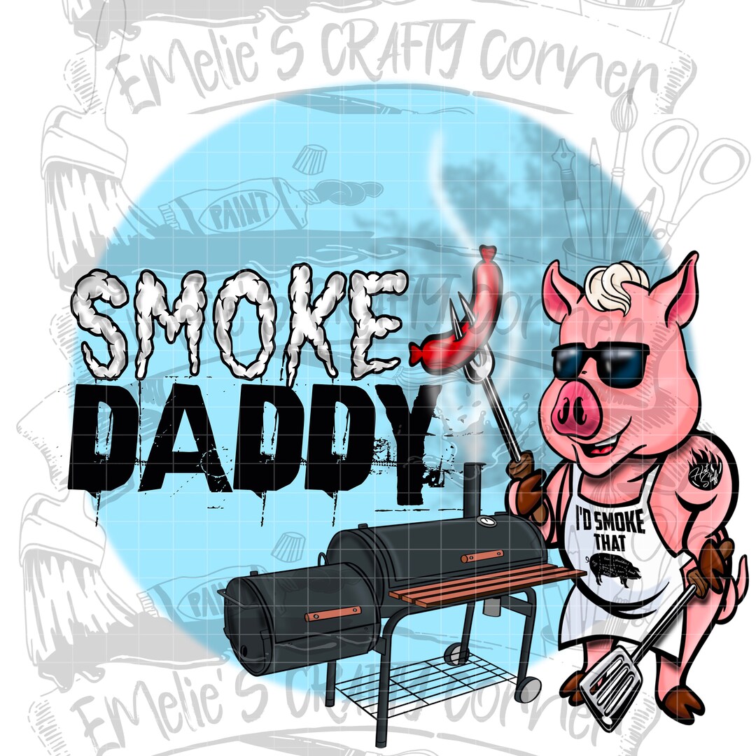 Smoke Daddy Png, Smoking Png, Funny Smoking Png, Sublimation, Digital ...