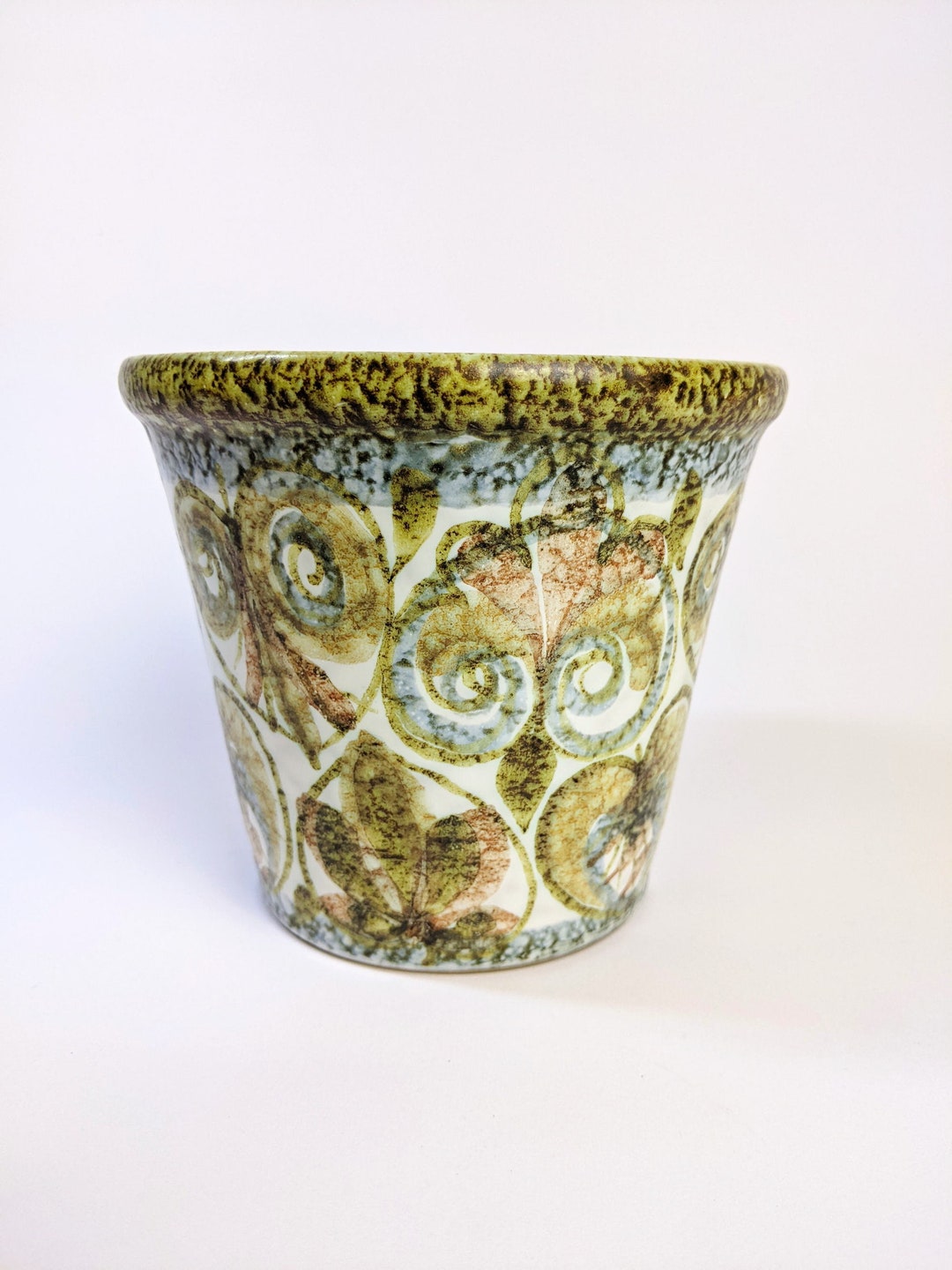 Vintage Denby Pottery Glynbourne Planter or Plant Pot 1960s Glyn ...