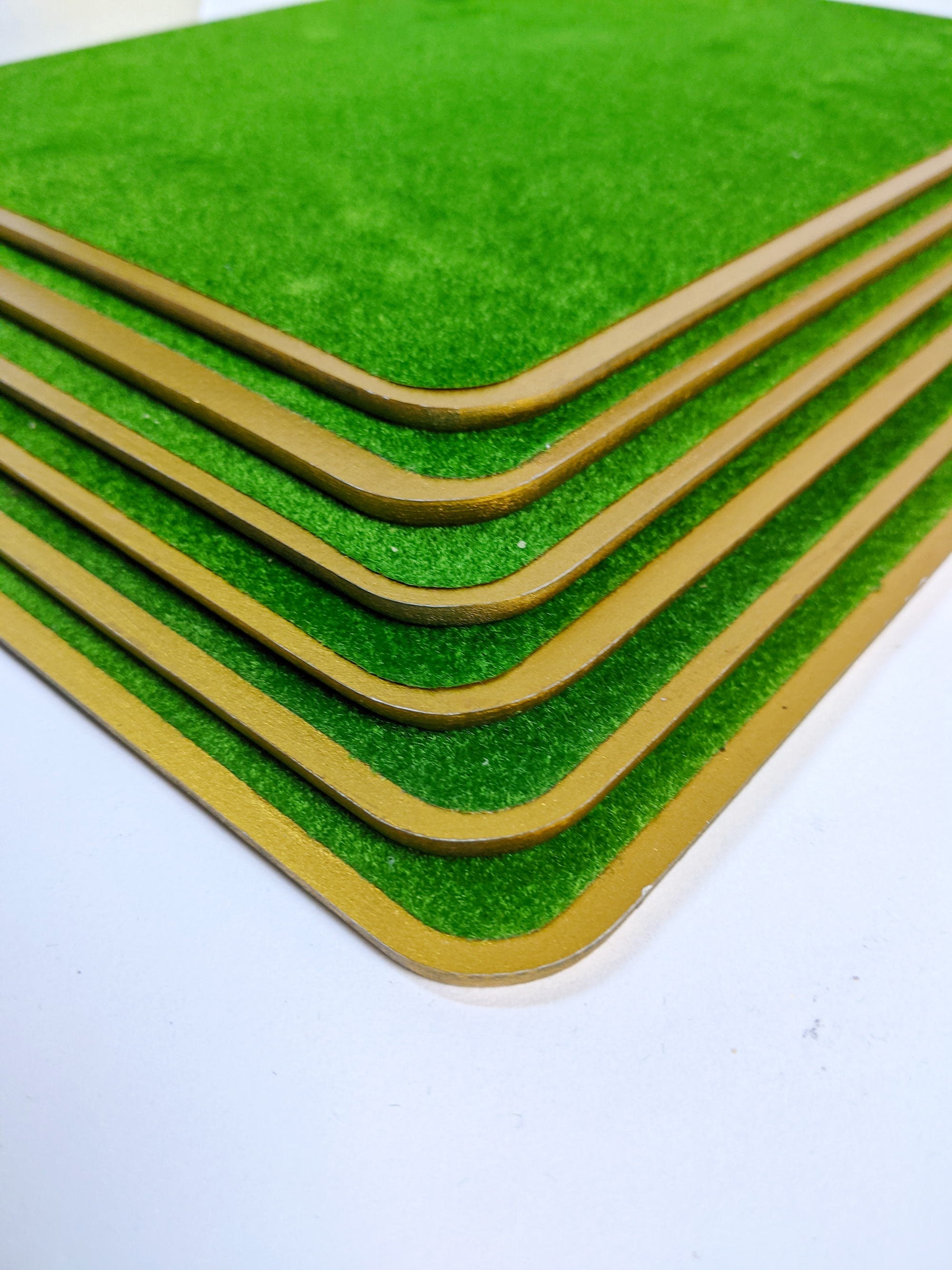 Set of Six Vintage Kelsey Melamine Table Mats With Baize - Etsy