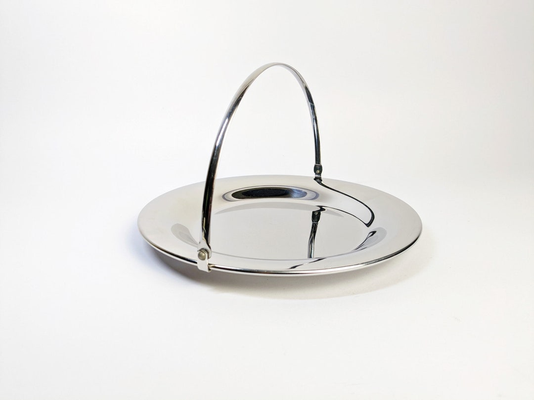 Vintage Olde Hall Staybrite Stainless Steel Cake Plate With Folding ...