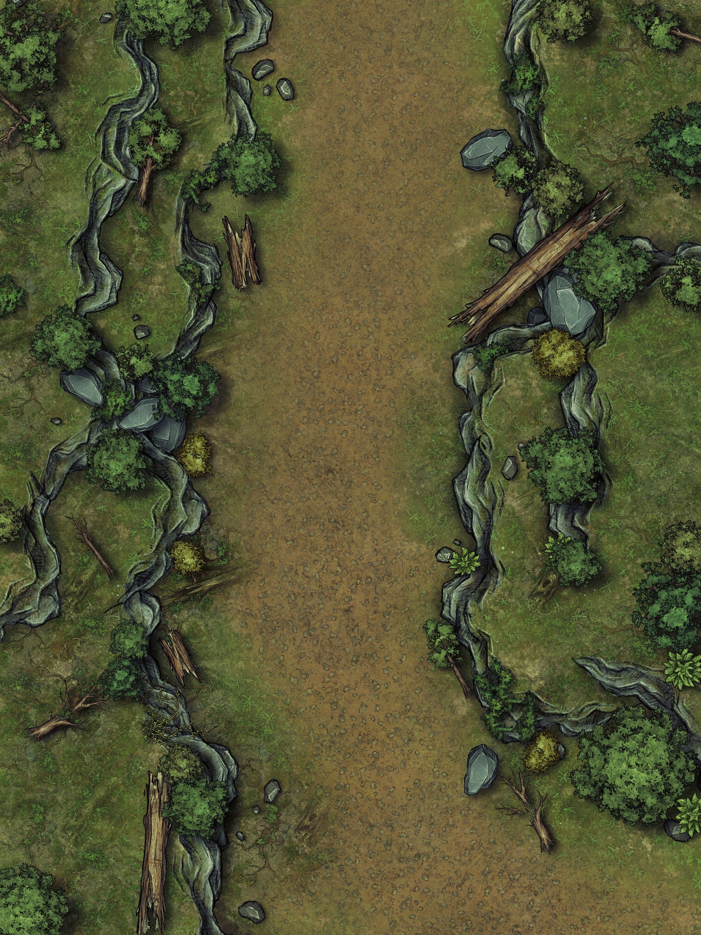 Digital Battlemaps - Valley Road Ambush Map Pack - 6 Maps! - Etsy