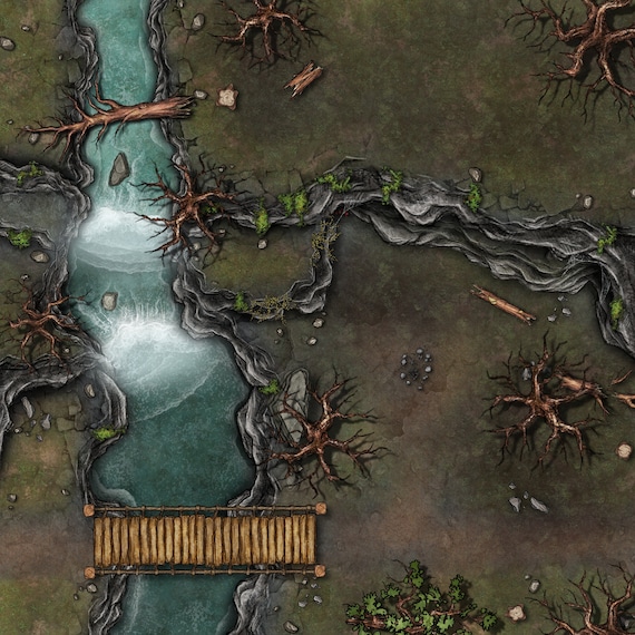 Digital Battlemaps Dead Falls Campsite 4 Maps 3K - Etsy