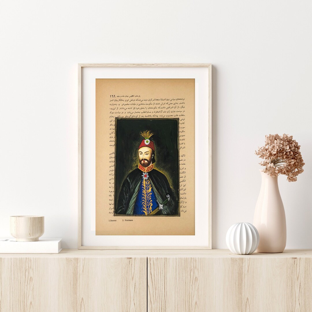 Rumi Wall Art, Turkish Ottoman Miniature, Persian Miniature Art ...