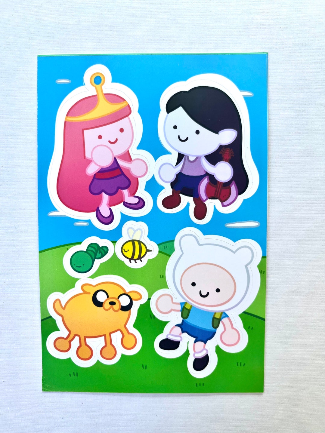 Adventure Time Sticker Sheet - Etsy