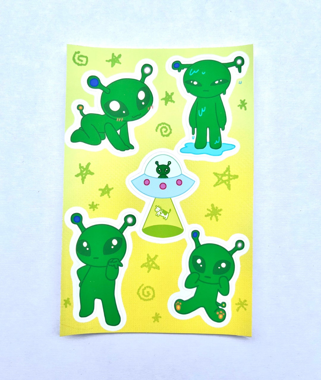 Ikea Alien Aftonsparv Sticker Sheet - Etsy