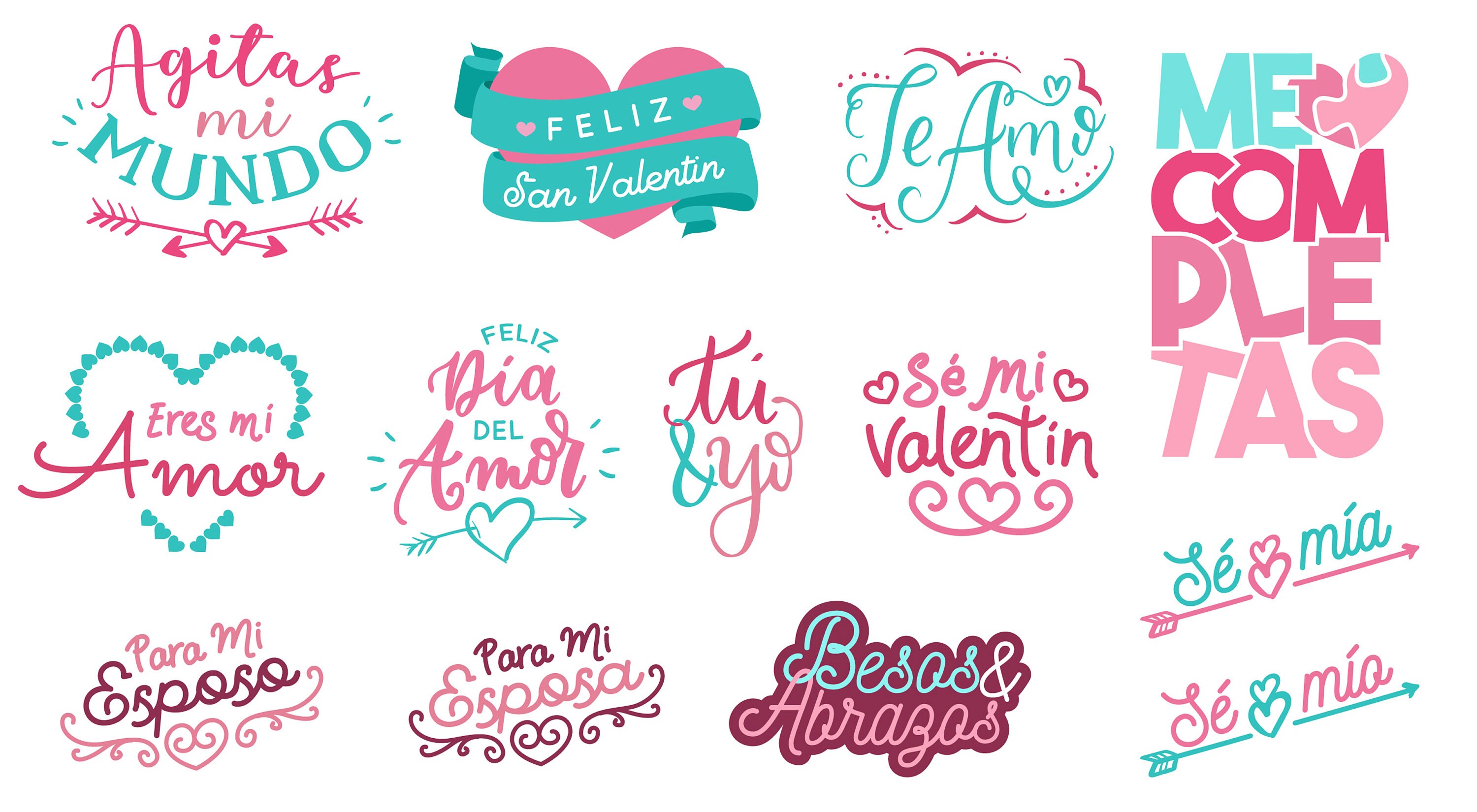 Feliz Dia Del Amor Svg Eres Mi Amor Svg Mgitas Mi Mundo Svg | Etsy