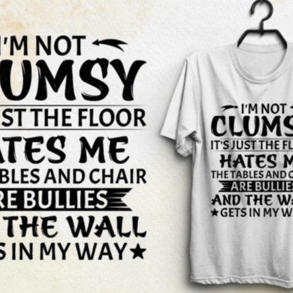 Im Not Clumsy Svg - Etsy