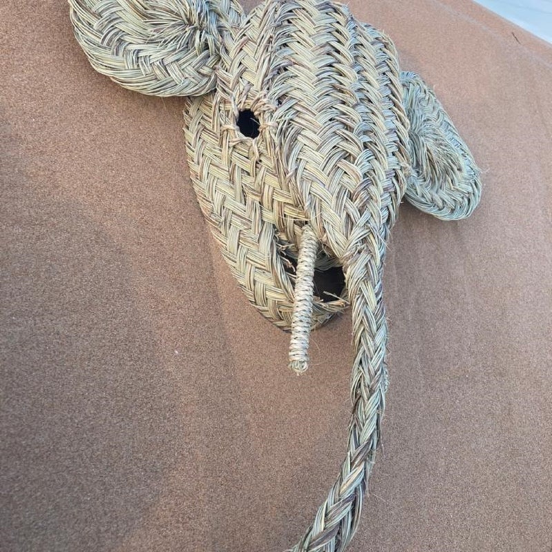 Rattan Animal Head - Etsy