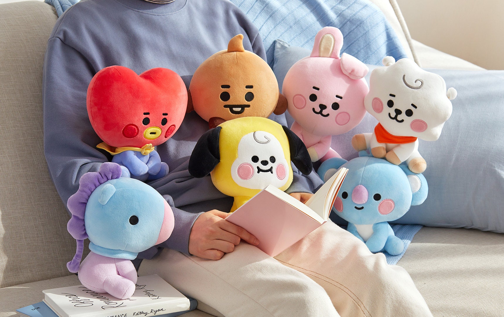 BTS BT21 OFICIAL Línea Amigos Bebé SENTADO Muñeca 20CM Muñeca | Etsy