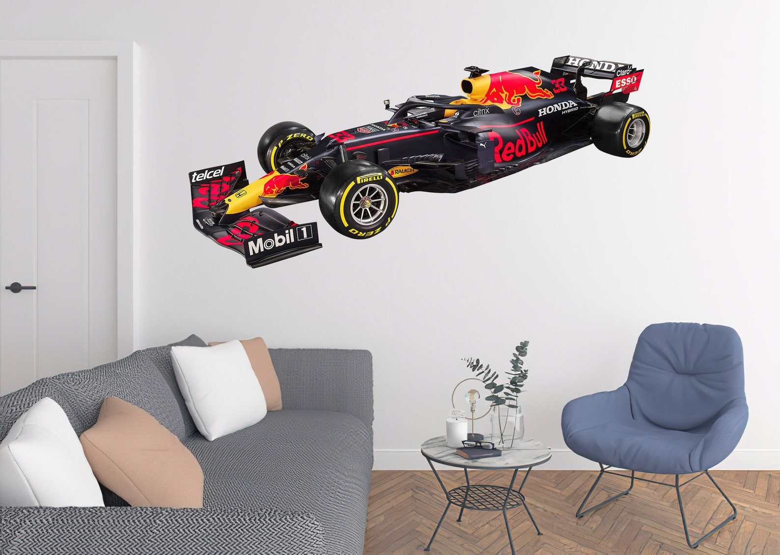 Fórmula 1 2021 33 F1 Red Bull Wall Decal Sticker / Archivo de | Etsy