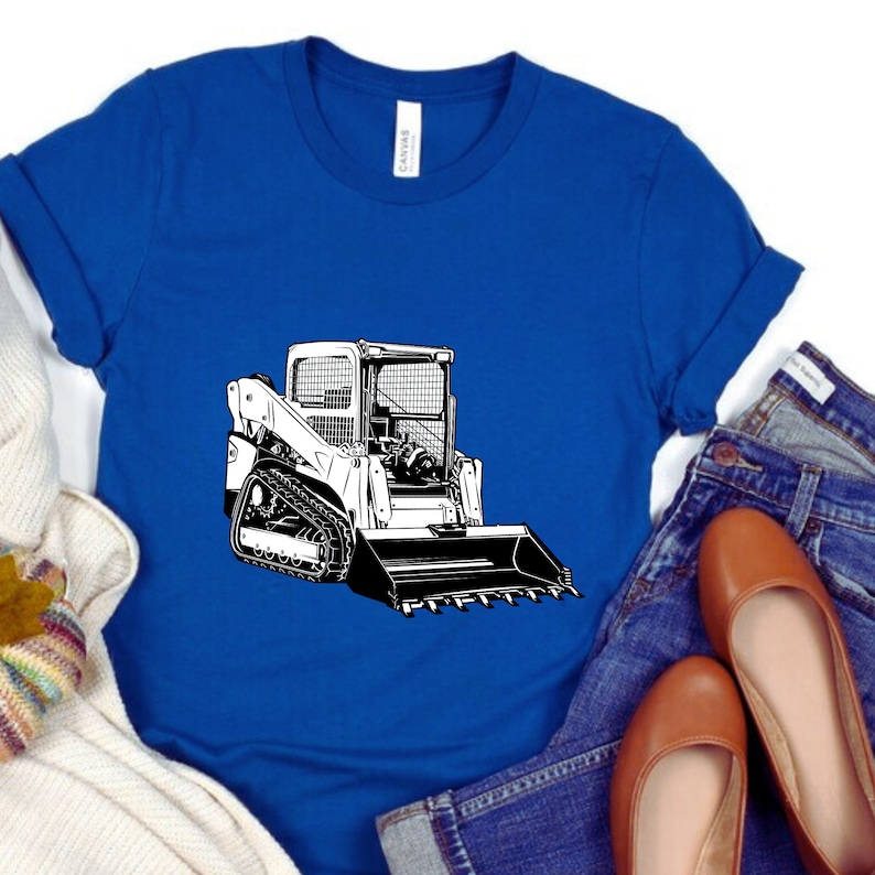 Track Skid Steer Svg,track Skid Steer Svg, Heavy Equipment Svg, Track ...