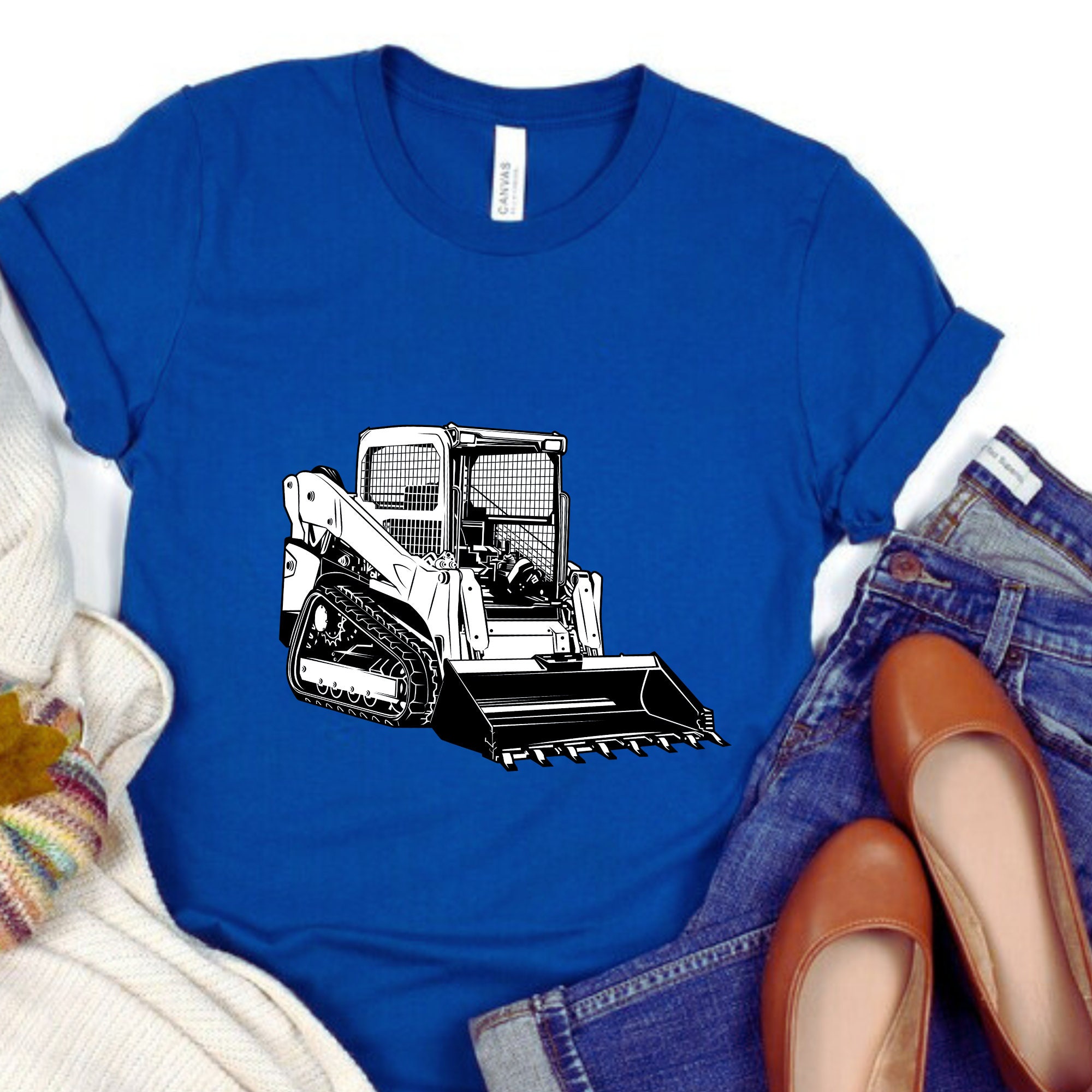 Track Skid Steer Svg,track Skid Steer Svg, Heavy Equipment Svg, Track ...