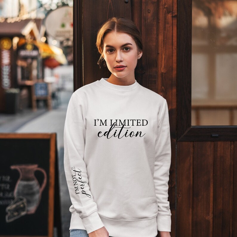 I'm Not Perfect I'm Limited Edition SVG PNG, Boho Inspirational Sleeve ...