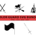 Color Guard Svg Bundle, Marching Band SVG, Color Guard SVG, Color Guard ...