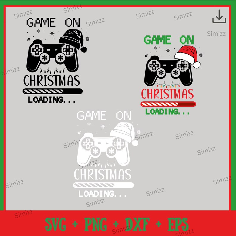 Christmas Gaming Bundle, Christmas Kids Gamer Svg, Gamer Christmas Svg ...