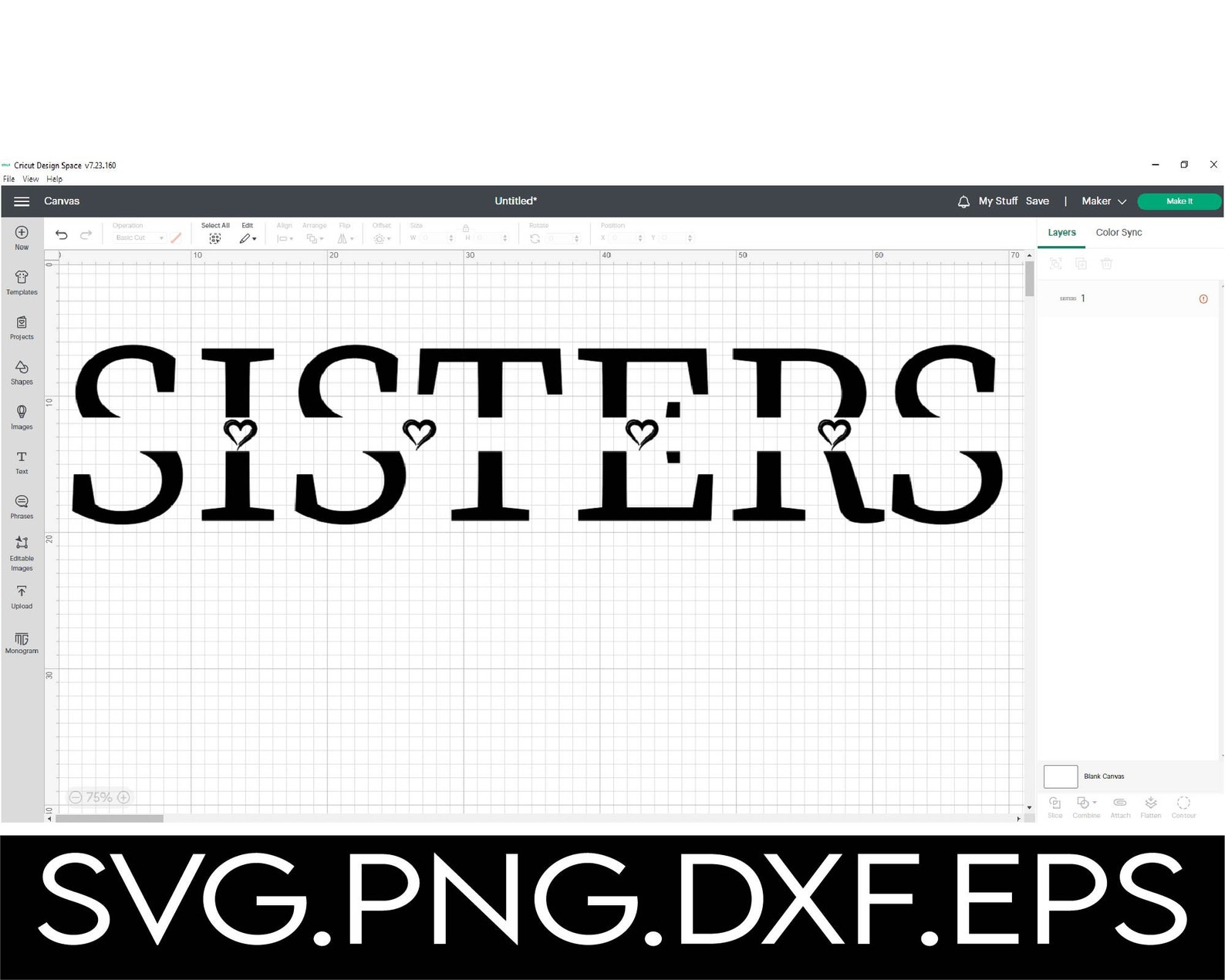 Sister Split Monogram SVG, Sibling Svg, Sister Split Name Frame Svg ...