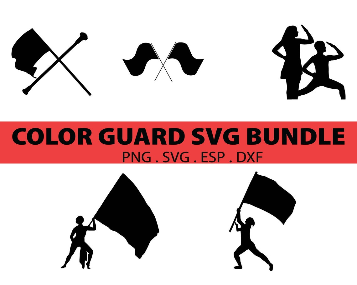 Color Guard Svg Bundle, Marching Band SVG, Color Guard SVG, Color Guard ...