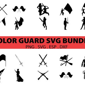 Color Guard Svg Bundle, Marching Band SVG, Color Guard SVG, Color Guard ...