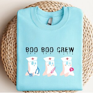 Boo Boo Crew Svg, Png, Ghost Nurse Svg, Funny Nurse Svg, Cute Ghost ...