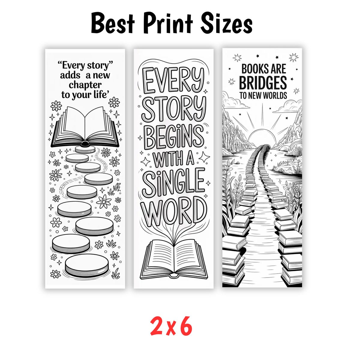Coloring Bookmarks With Inspirational Quotes – 35 Printable DIY Gift ...