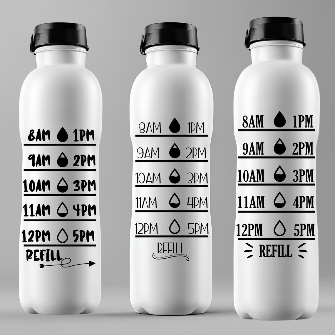 Water Tracker Svg, Water Bottle Svg, Drink Your Water Svg, Water Bottle ...