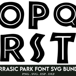 Jurassic Font Bundle, Jurassic Font Svg, Jurassic Park Svg, Jurassic ...