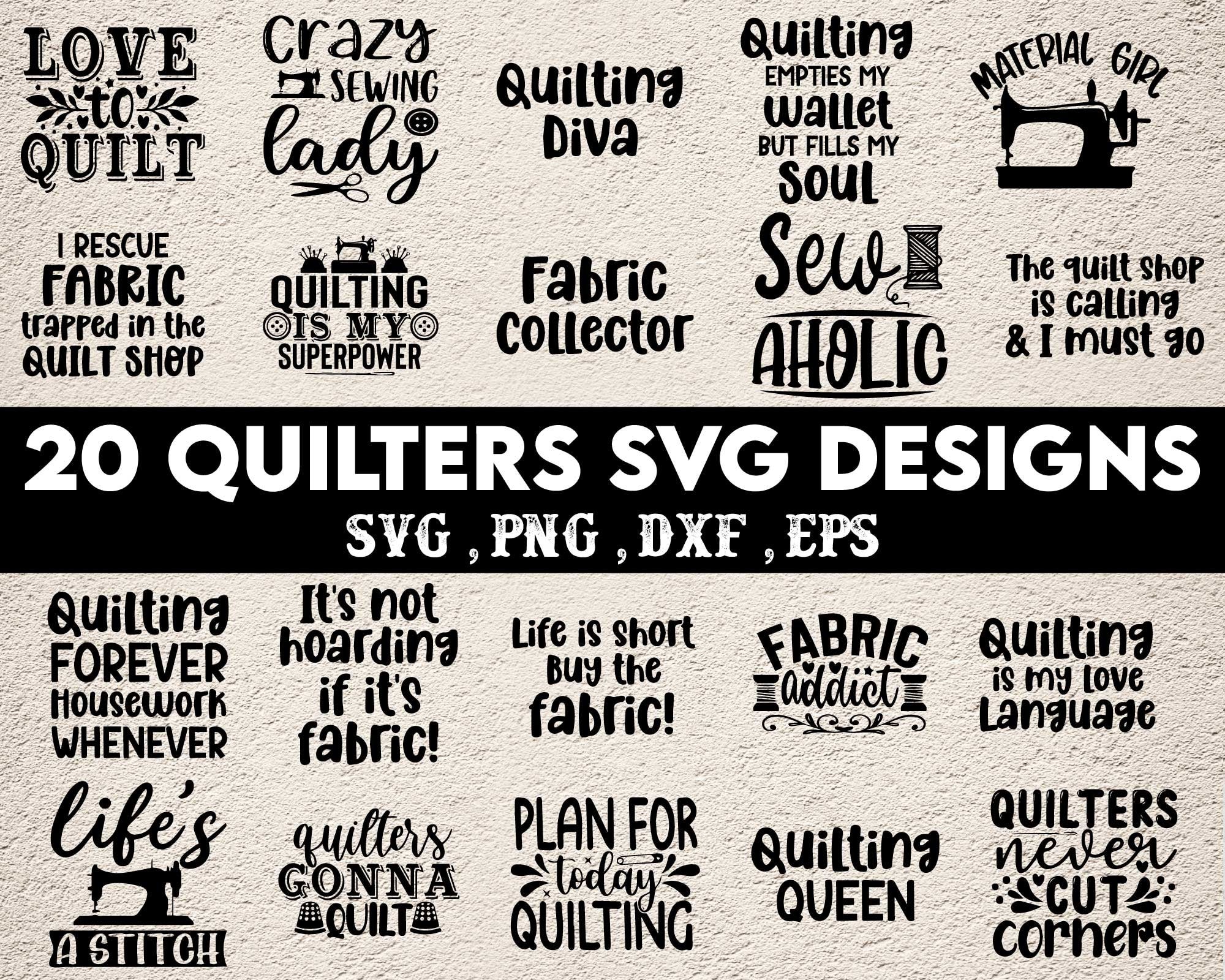 Quilters SVG Bundle, Quilting Svg, Quilting Designs, Sewing SVG Quote ...