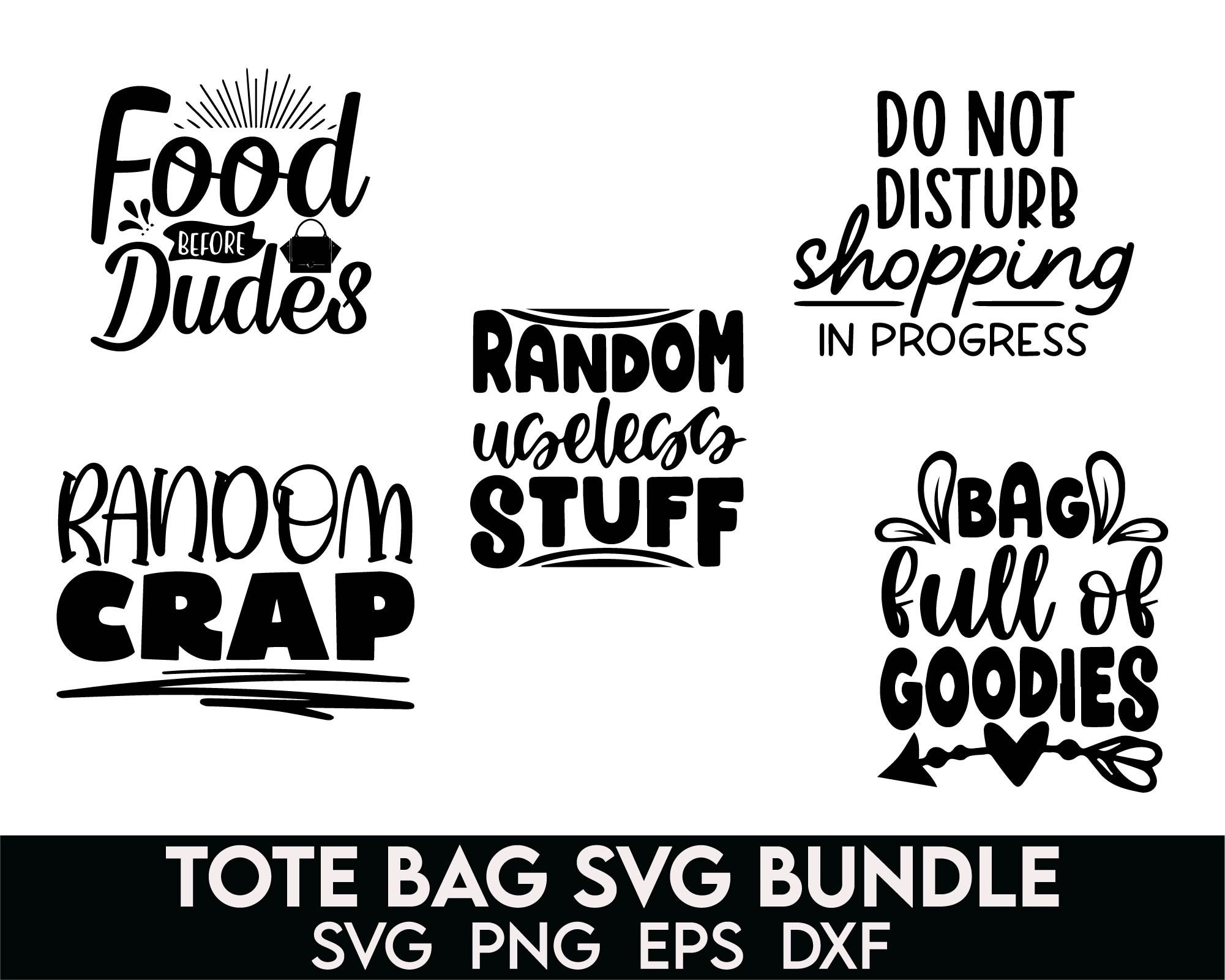 Tote Bag Quotes Svg Bundle Tote Bag Svg Shopping Svg Bag Svg