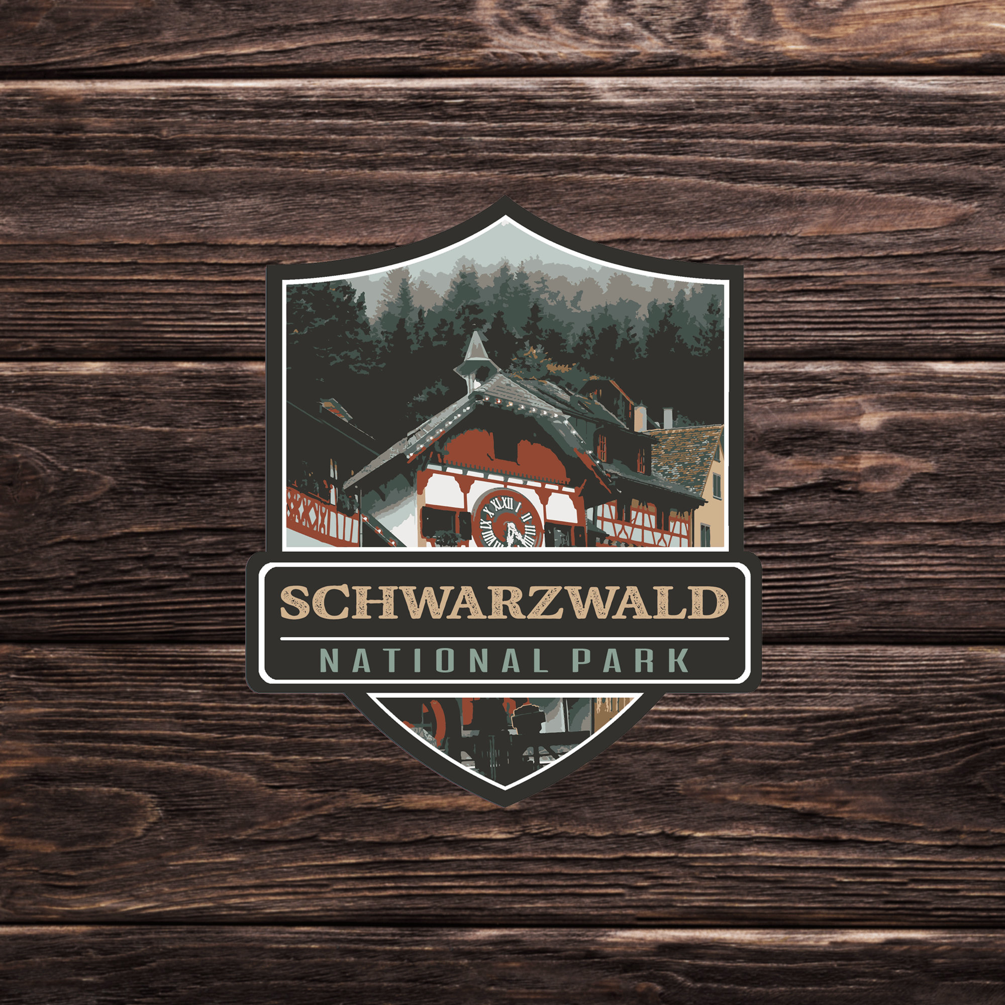 Black Forest (schwarzwald) National Park Sticker (germany) [EU ...