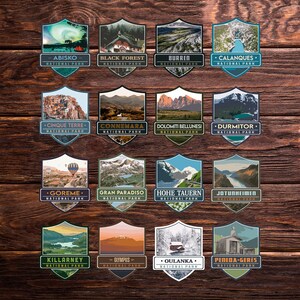 BALKAN National Park Sticker Pack BUNDLE DEAL (x5) [E.U.] - Adventure ...