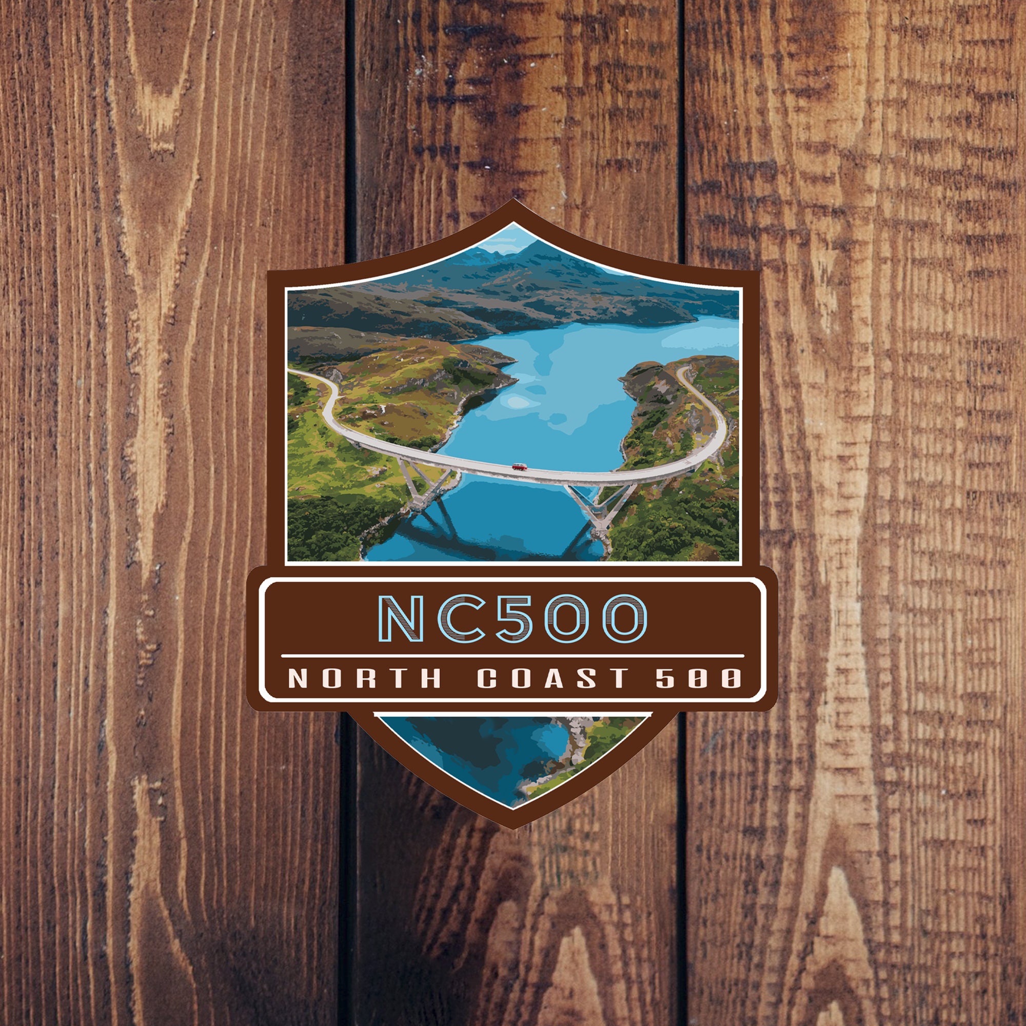 NC500 Sticker - North Coast 500 Scotland (UK) - Adventure Travel ...