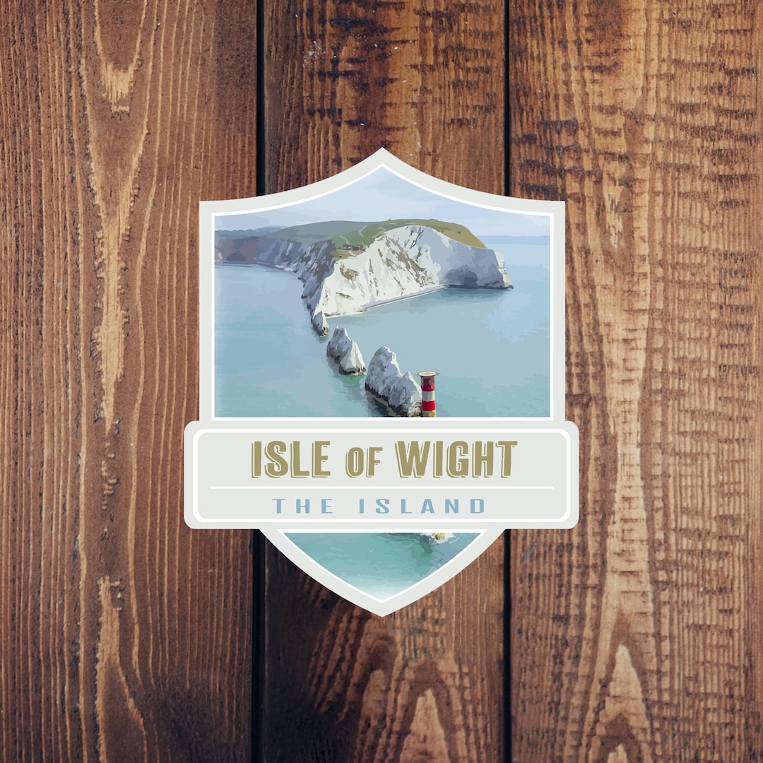 Isle of Wight Sticker (UK) - Adventure Travel Sticker Collection - Etsy