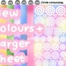 Circle Colourway Sticker Sheet - Etsy