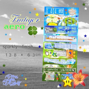 Frutiger Aero Sticker Sheet - Etsy