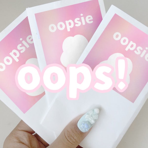 Oops Stickers - Etsy
