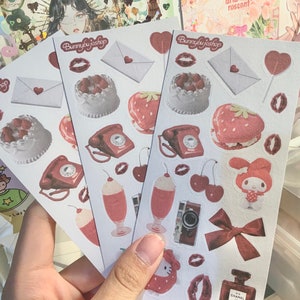 Red Png Sticker Sheet - Etsy