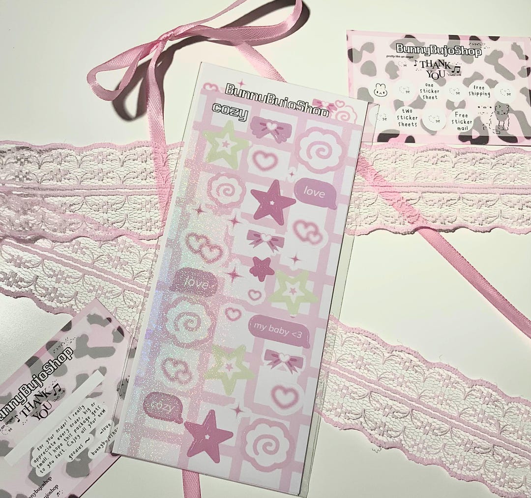 Cozy Sticker Sheet - Etsy