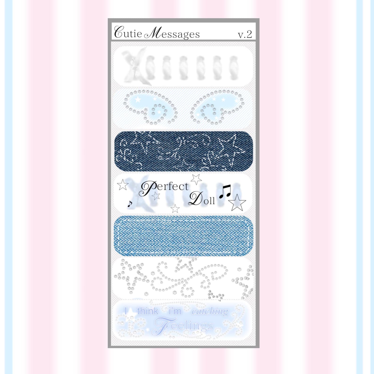 Cutie Message V2 - Etsy