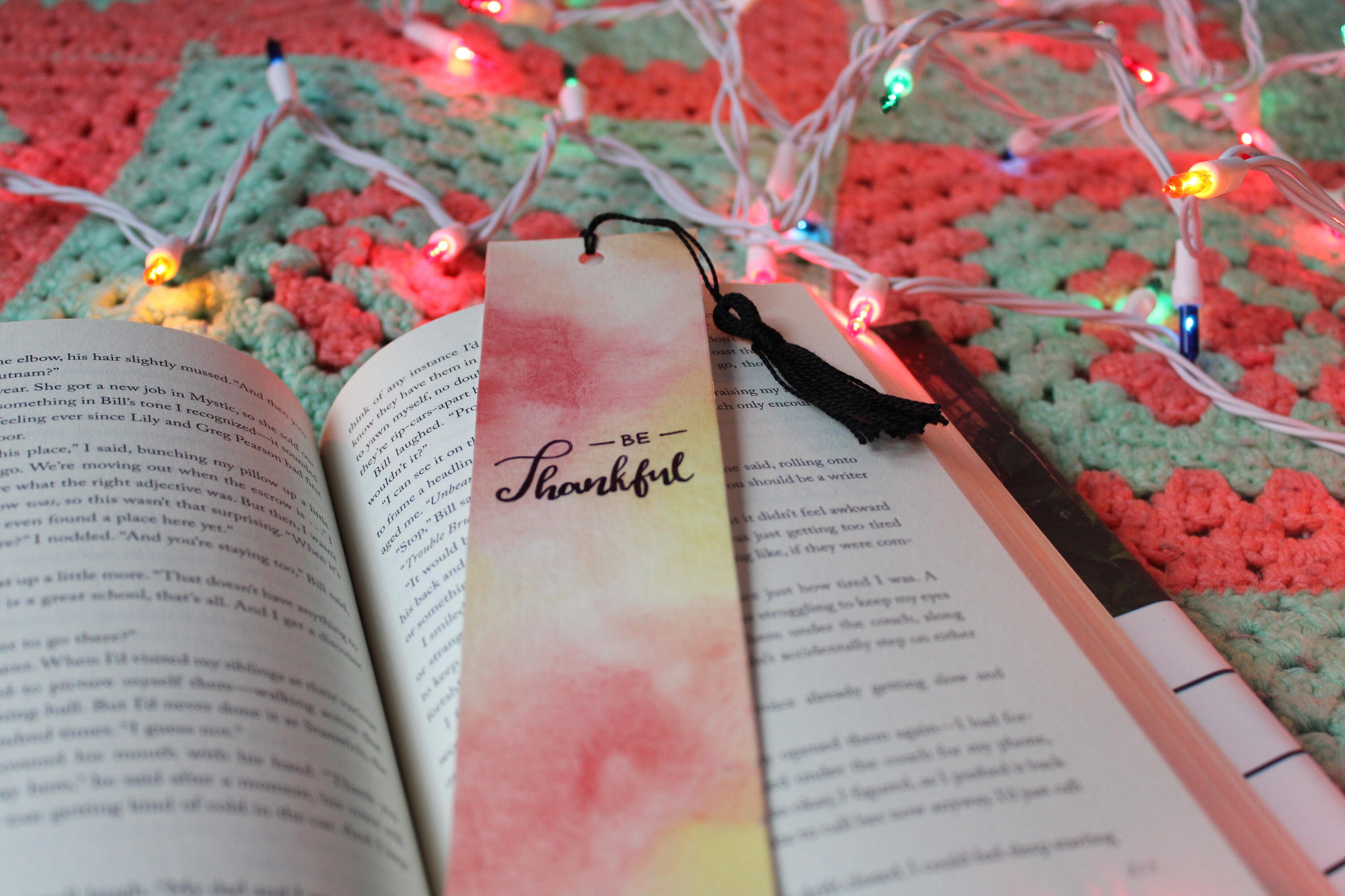 Customizable Watercolour Bookmark - Etsy Canada