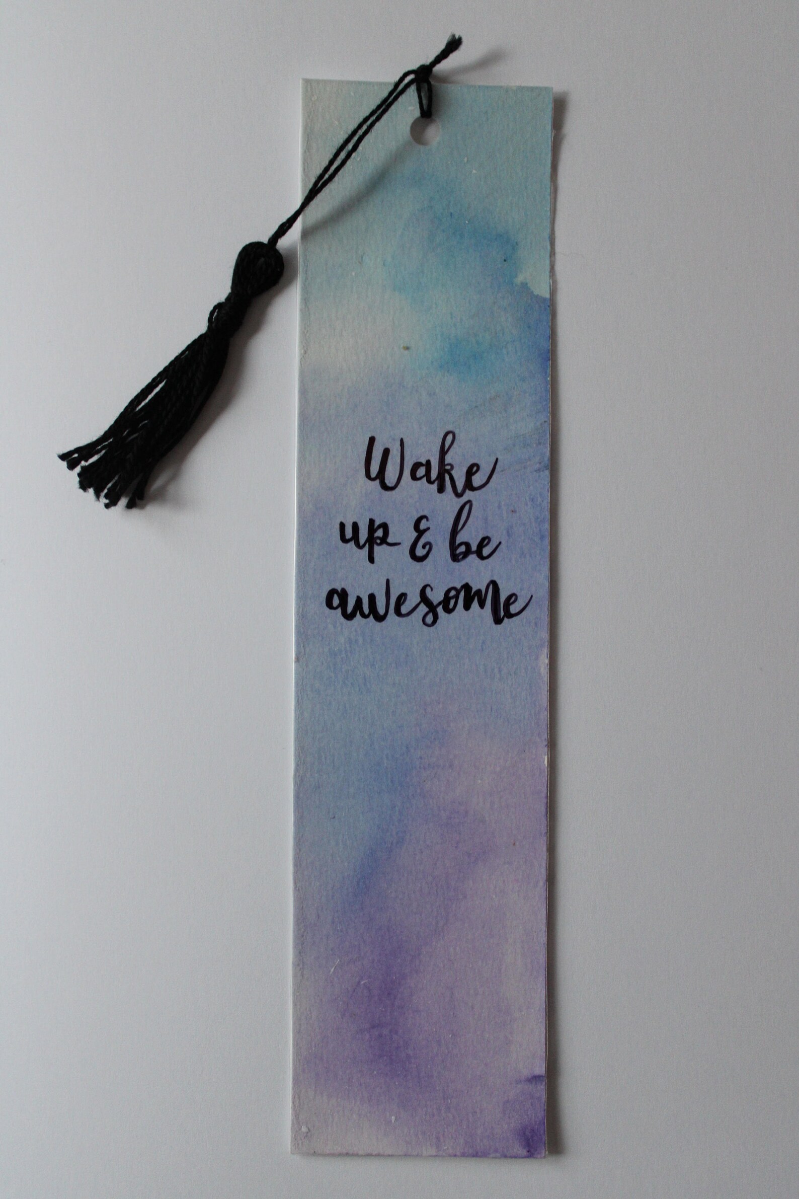Customizable Watercolour Bookmark - Etsy Canada