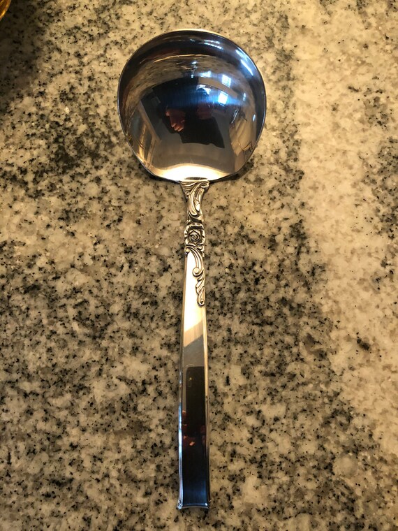 Oneida Heirloom Sterling Silver Gravy Ladle silver | Etsy