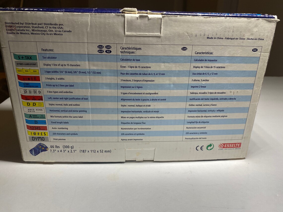 Dymo LabelPoint 200 Electronic Handheld Label Maker Printer | Etsy